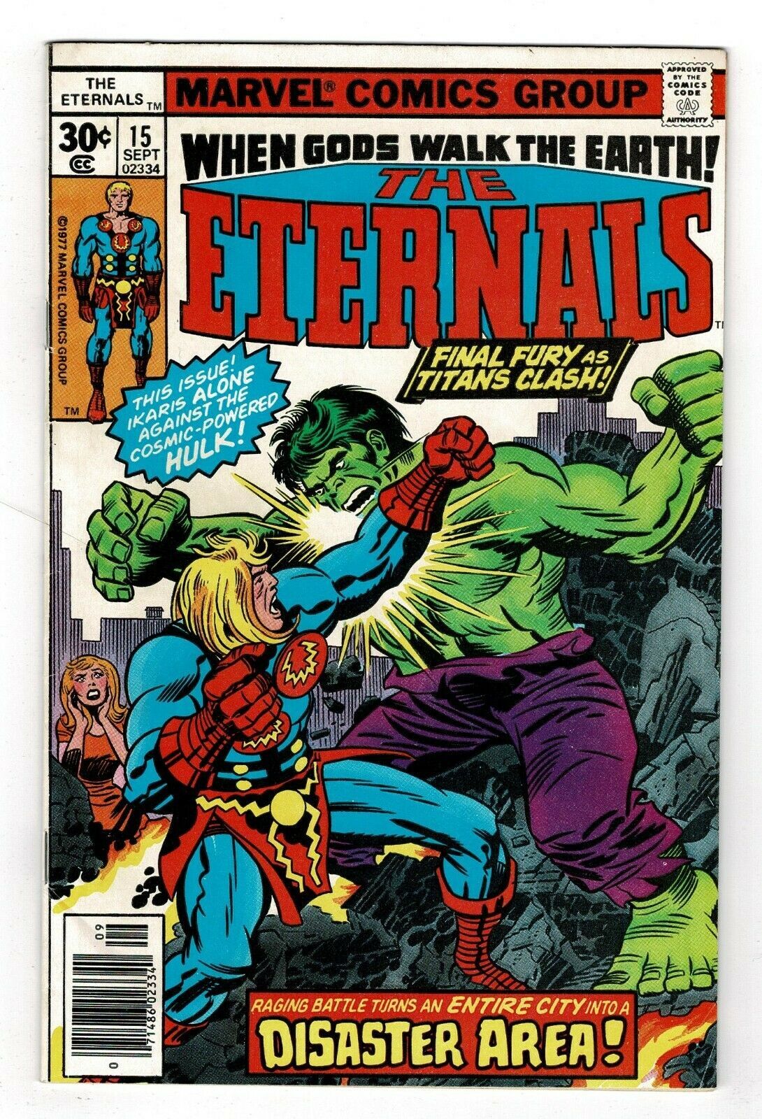 Eternals 15 Cosmic Robot Hulk | Comic Books - Bronze Age, Marvel ...