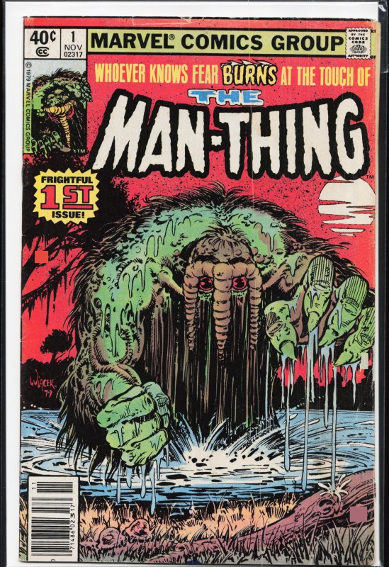 Man-Thing #1 (1979) Man-Thing | Comic Books - Bronze Age, Marvel, Man ...