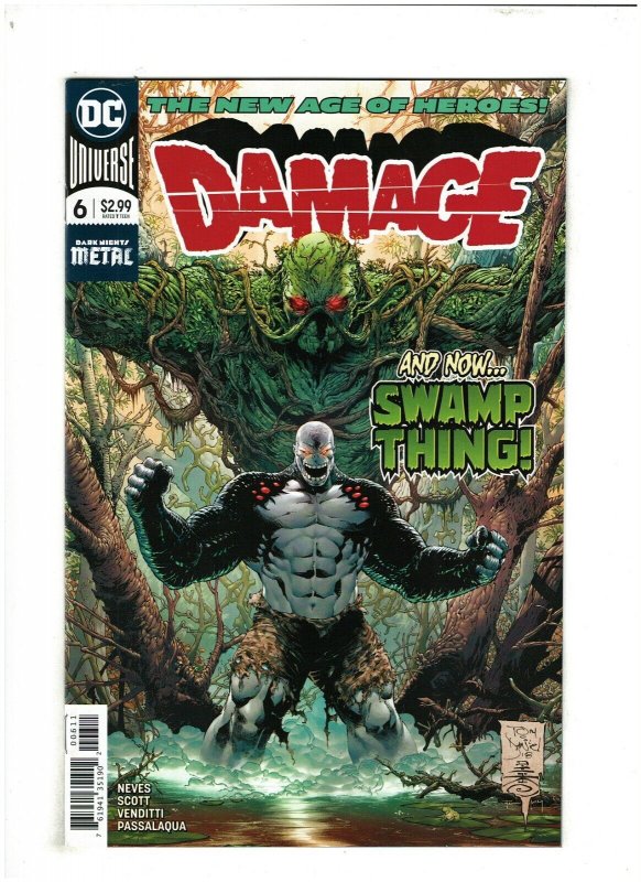 Damage #6 NM- 9.2 DC Comics 2018 Dark Nights Metal, Poison Ivy & Swamp Thing app | Comic Books ...