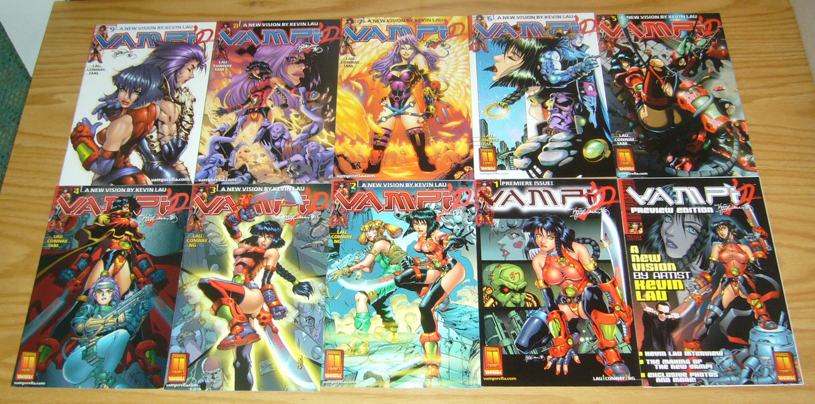 Vampi #1-25 VF/NM complete series + variant + (2) preview + digital ...