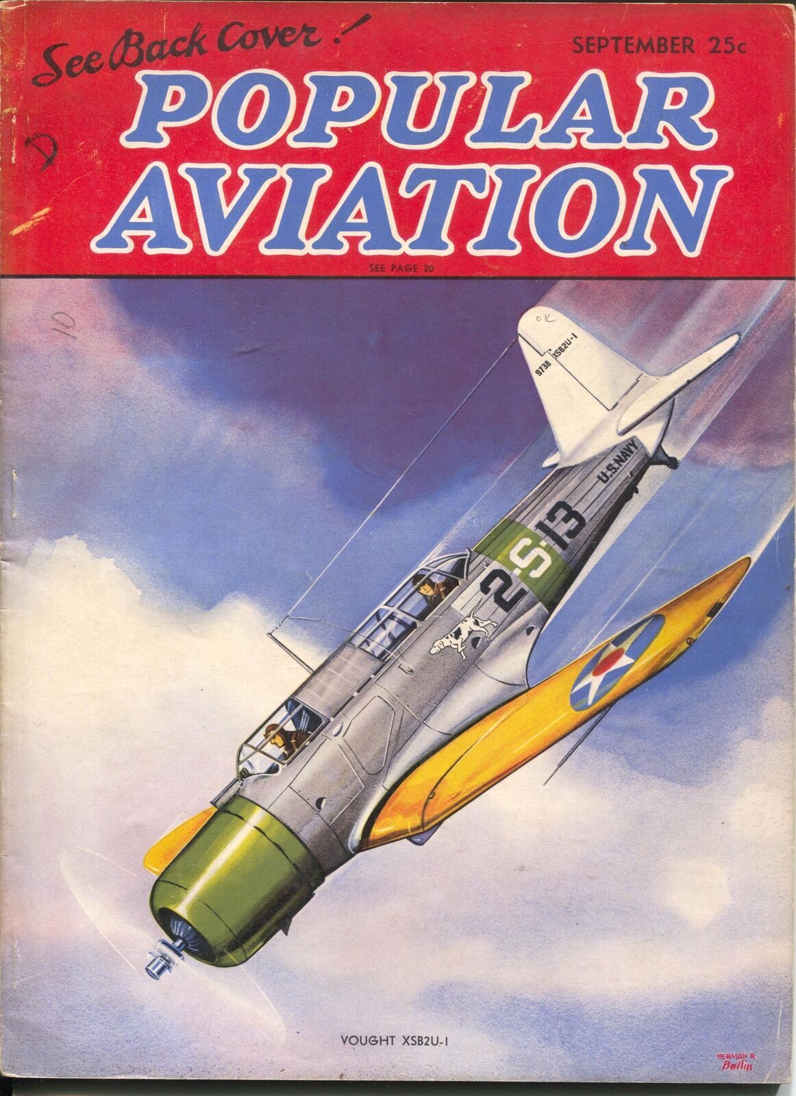 Popular Aviation--September 1936--Pulp Magazine--Ziff-Davis--FN | Comic ...
