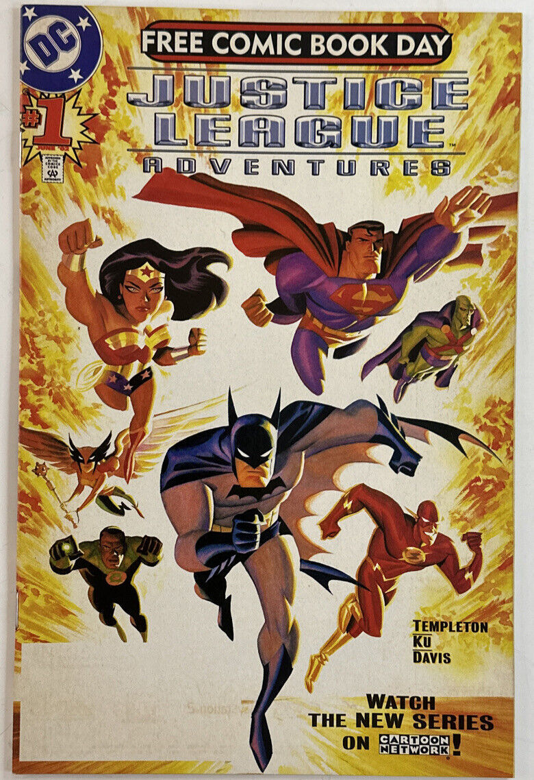 Justice League Adventure 1 Free Comic Book Day DC Comics 2002 Cartoon ...