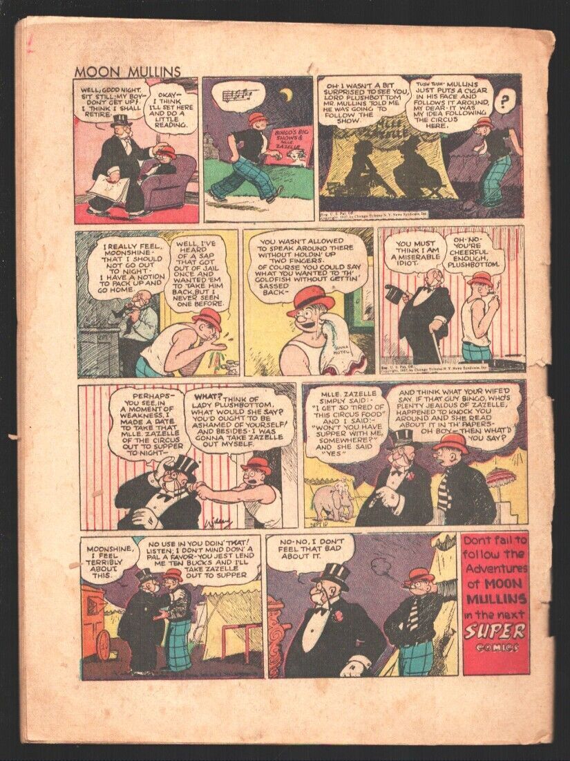 Super Comics #29 1940-Gumps-Smokey Stover-Smitty-Dick Tracy, Tiny Tim ...