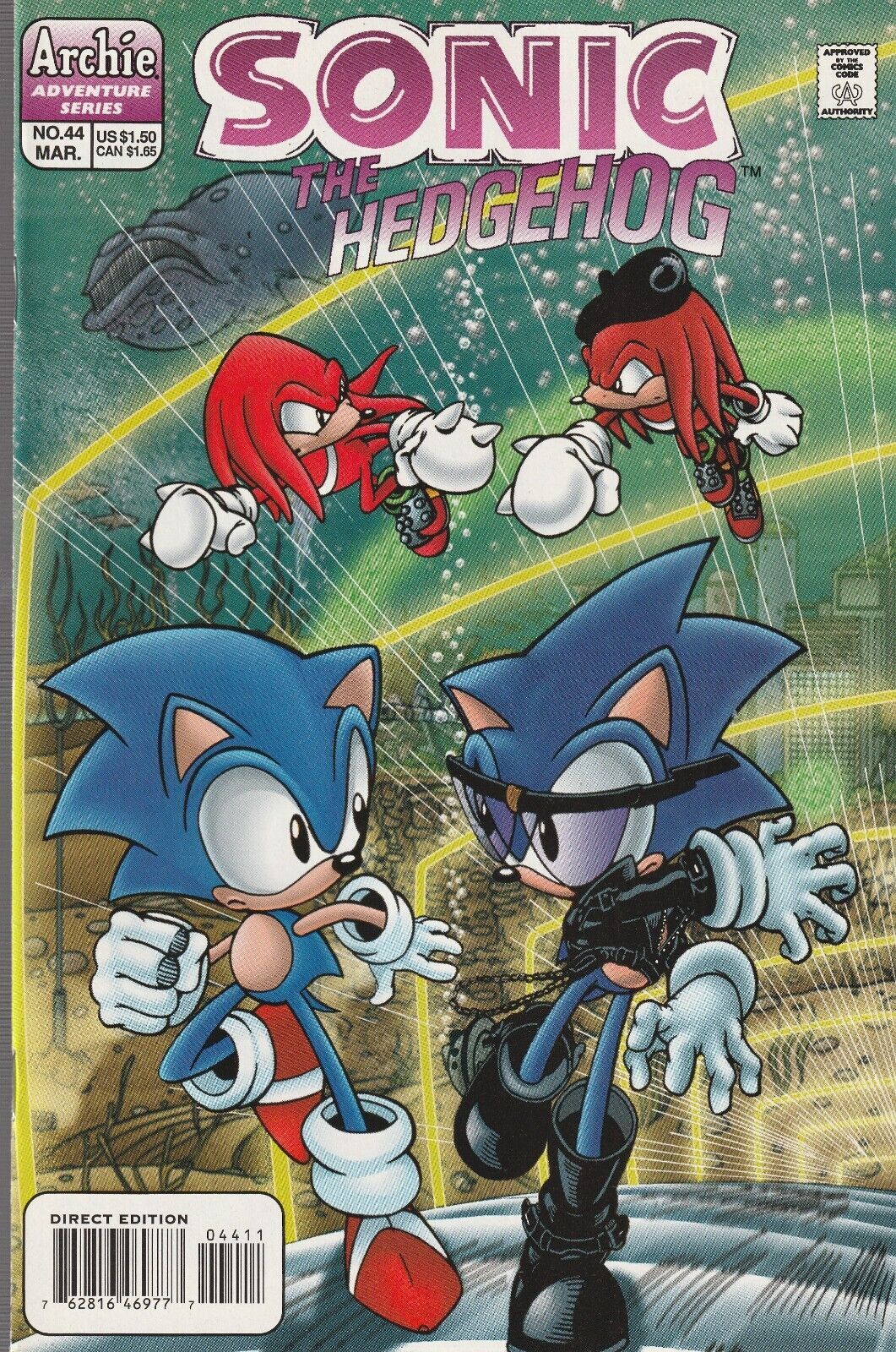 Sonic The Hedgehog # 44 Cover A NM Archie Adventure 1997 [BB] | Comic ...