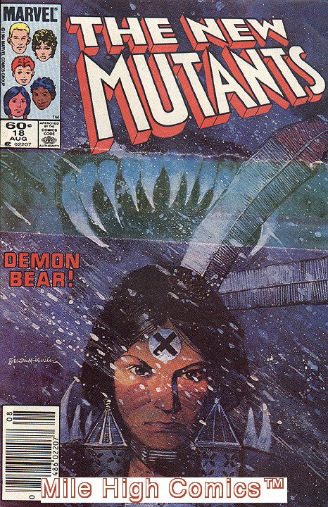 NEW MUTANTS (1983 Series) (MARVEL) #18 NEWSSTAND Fair Comics Book ...