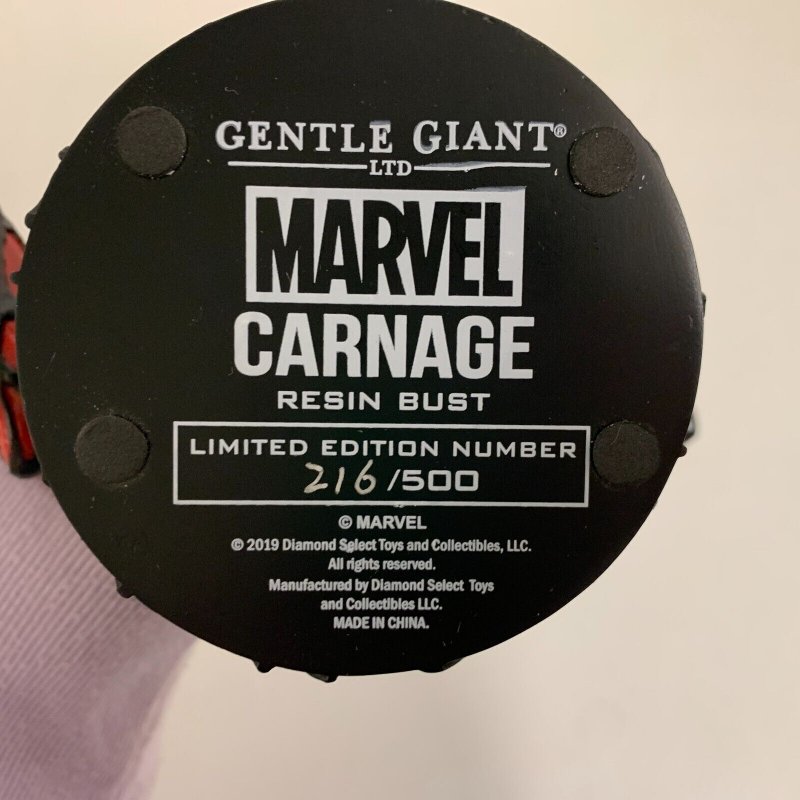 Marvel Gentle Giant Carnage Resin Bust | Comic Collectibles - Figurines ...