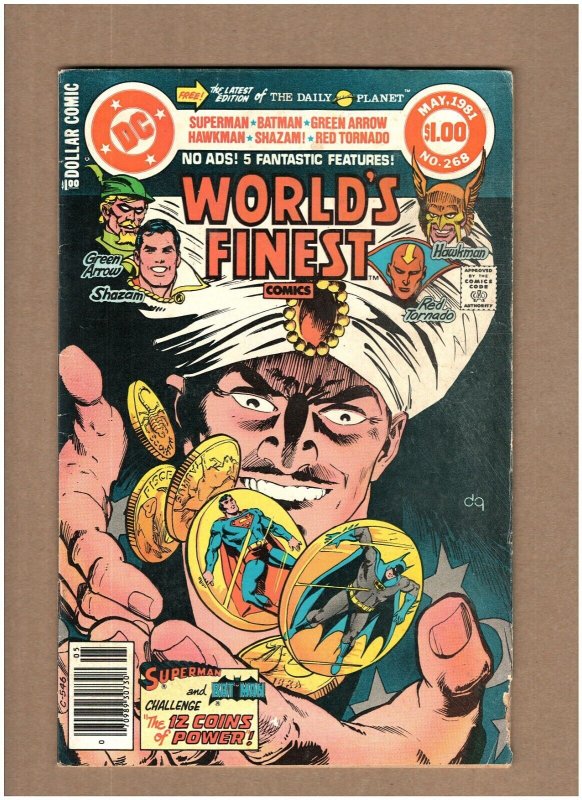 World's Finest #268 DC Comics 1981 Superman Batman Shazam Hawkman GD 2. ...