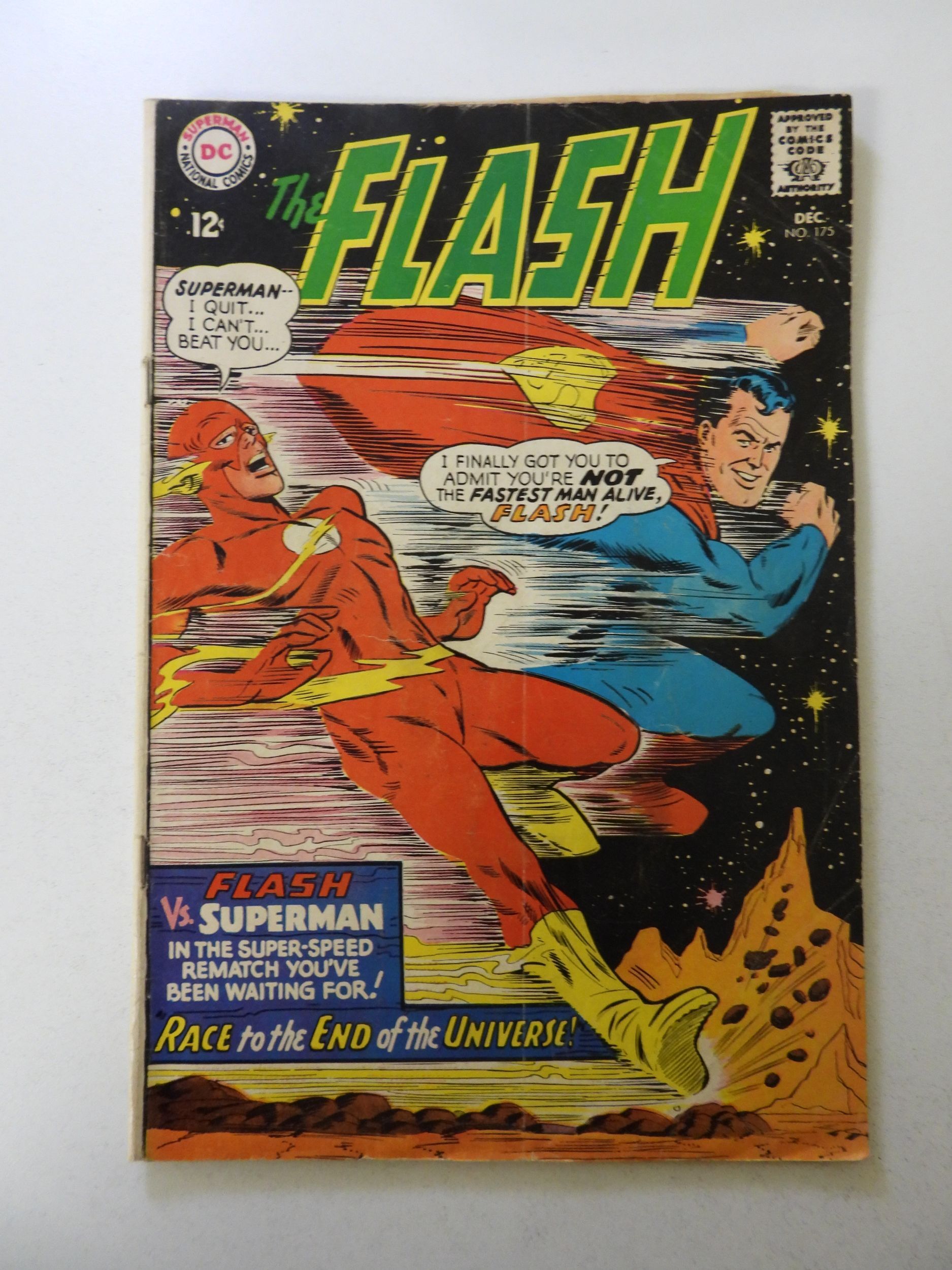 The Flash #175 (1967) GD/VG condition "subscription crease" | Comic ...