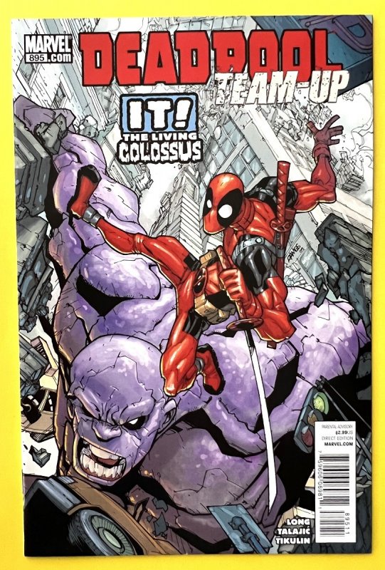 Deadpool Team-Up 895 IT! the Living Colossus (2010) B3 | Comic Books ...