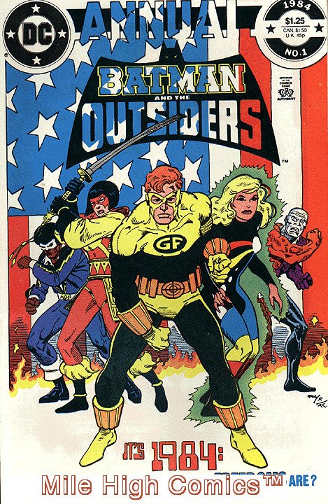 BATMAN AND THE OUTSIDERS ANNUAL (1984 Series) #1 Good Comics Book ...