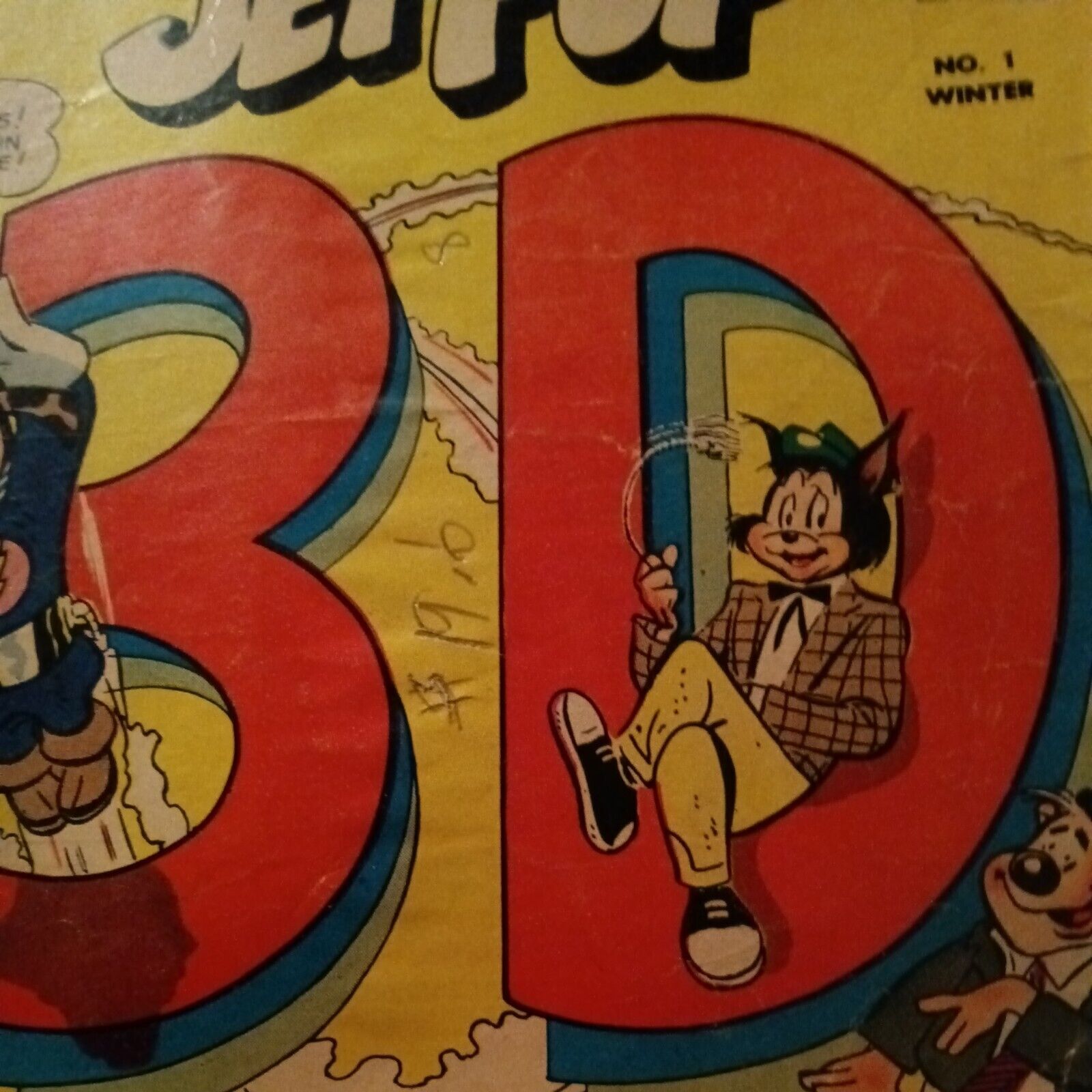3d Features Presents JET PUP 3d 1953 VOL #1 Comic Book With 3d Glasses ...