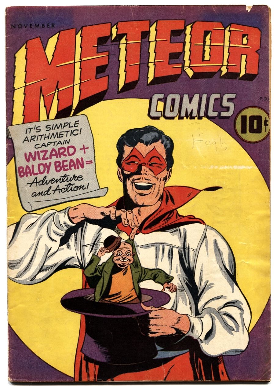 Meteor Comics #1-Captain Wizard-Nude Mermaids-Rare Golden-Age | Comic Books - Golden Age ...
