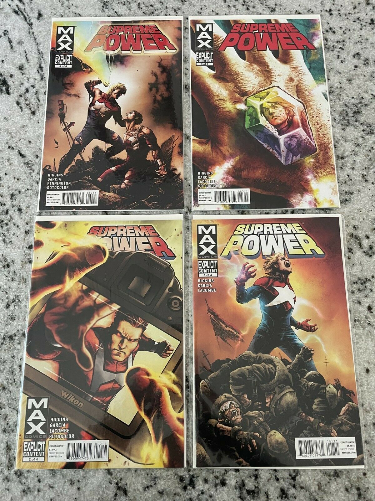 Supreme Power Complete Marvel Max Comic Books LTD Series # 1 2 3 4 DH31 ...