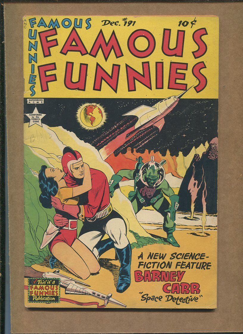 Famous Funnies #191 (1950) Fine- Barney Carr Space Detective begins ...