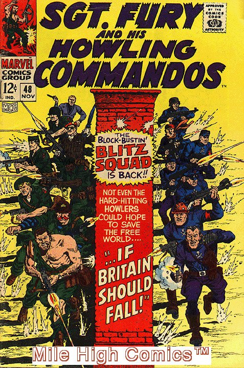 SGT. FURY AND HIS HOWLING COMMANDOS (1963 Series) #48 Fair Comics Book ...