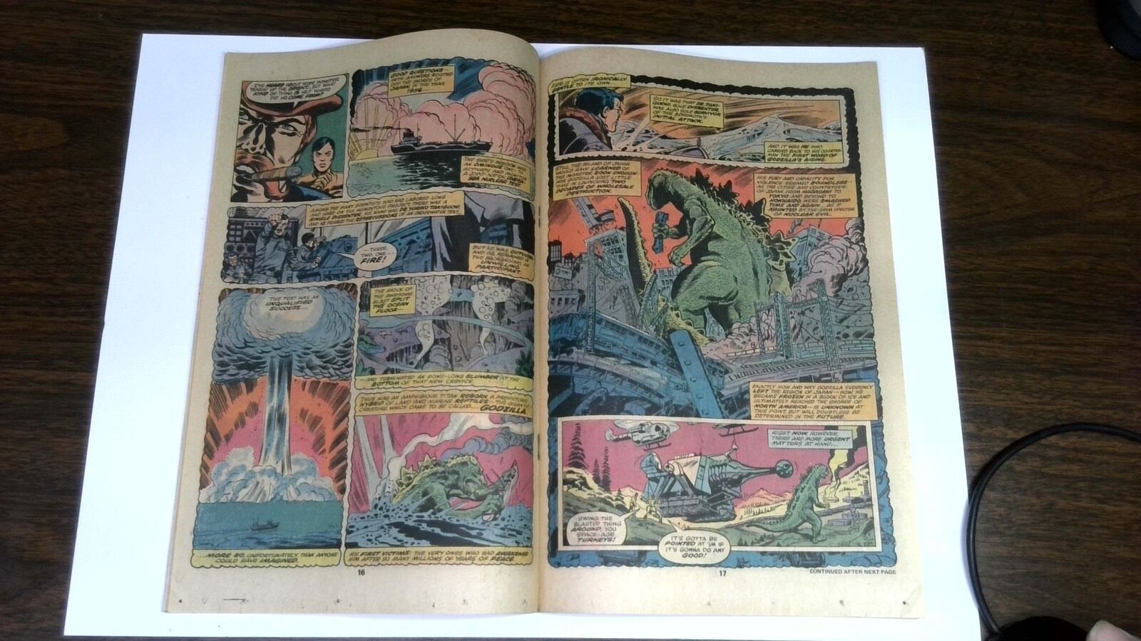 GODZILLA #1 first Marvel App. 1977 Trimpe Jimmy Woo SHEILD Nick Fury ...