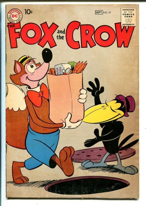 Fox and Crow #57 1959-DC-slapstick humor-double entendre-VG | Comic ...