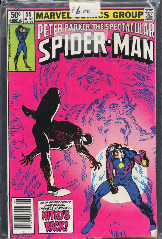 The Spectacular Spider-Man #55 (1981) Spider-Man | Comic Books - Bronze ...