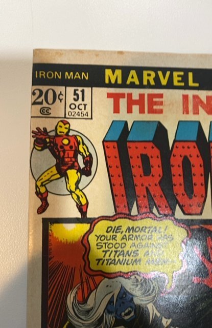 Iron Man #51 (1972) FN | Comic Books - Bronze Age, Marvel / HipComic