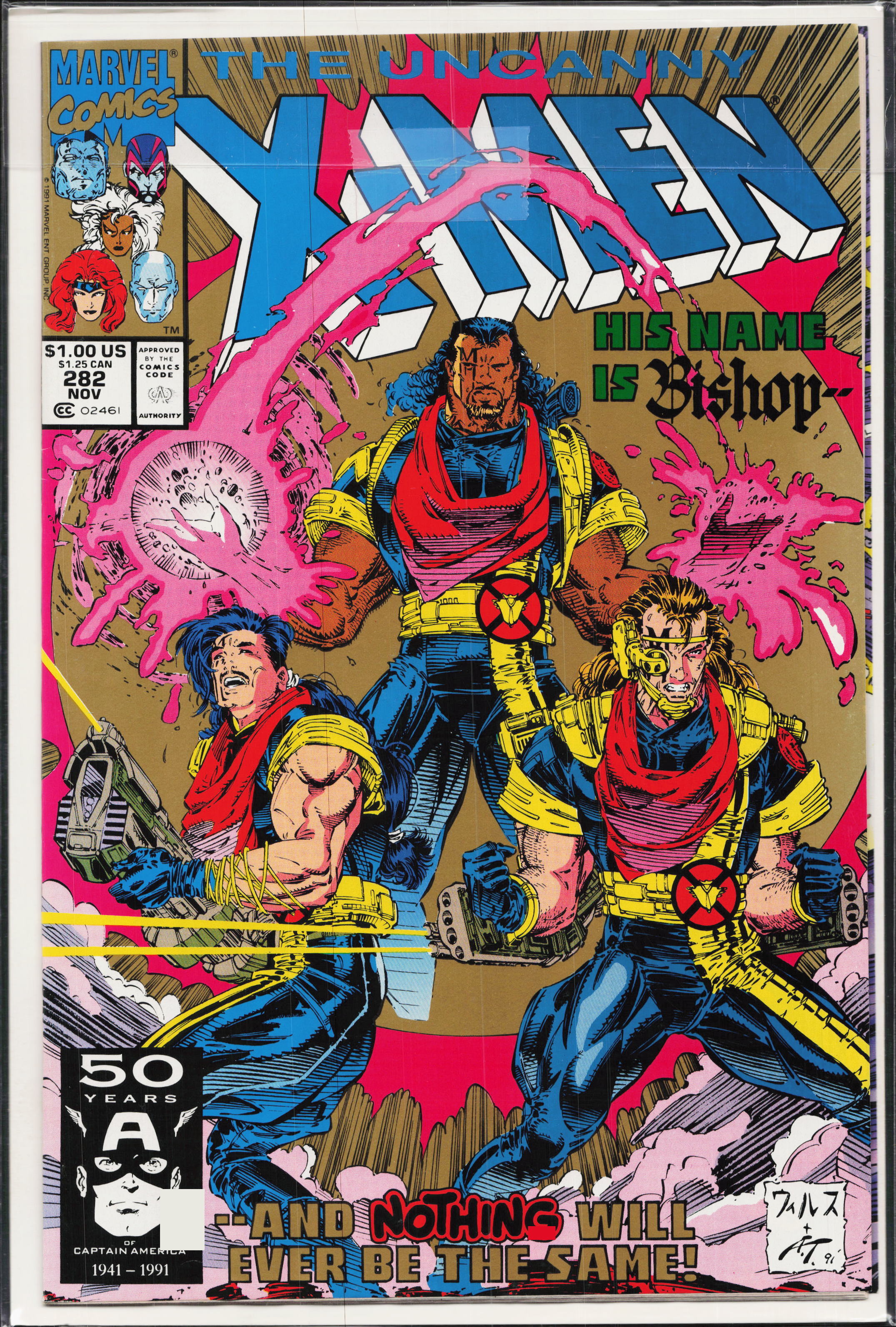 The Uncanny X-Men #282 (1991) X-Men [Key Issue] | Comic Books - Copper Age, Marvel, X-Men ...