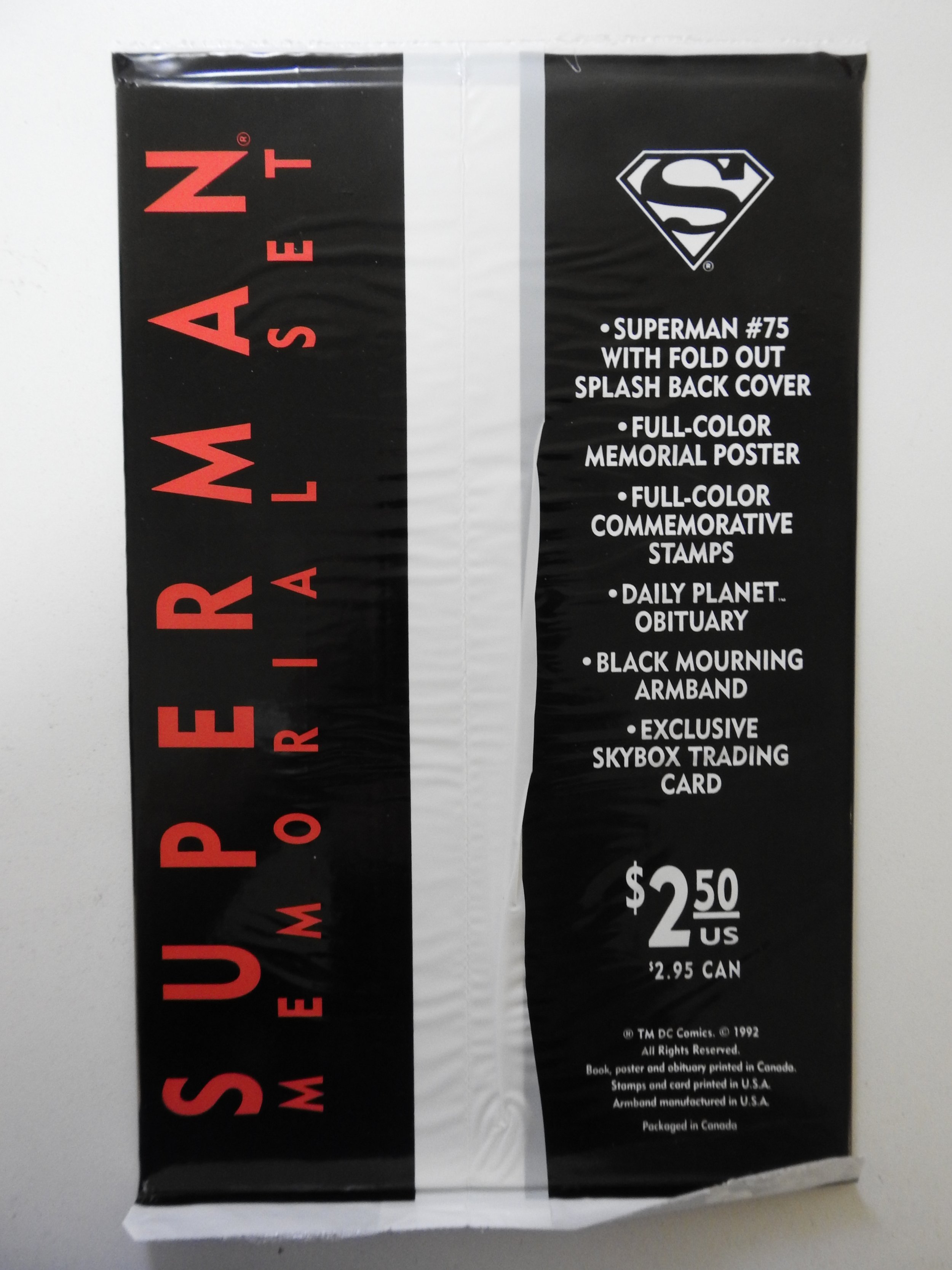 Superman Memorial Set Poly sealed bag | Comic Books - Modern Age / HipComic