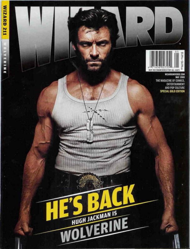 Wizard: The Comics Magazine #211B FN; Wizard | Hugh Jackman Wolverine ...