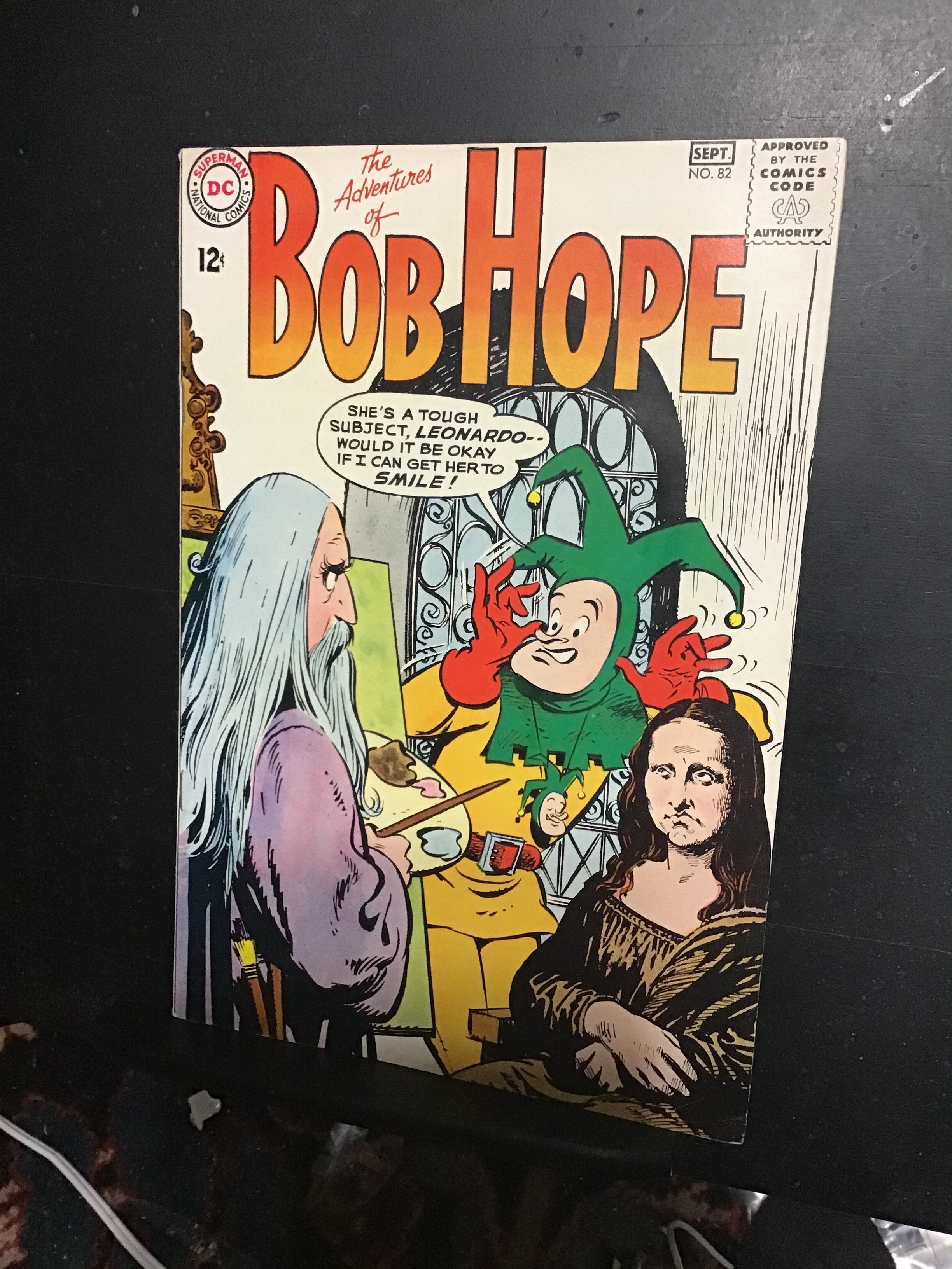 Adventures of Bob Hope #82 (1963) Leonardo da Vinci, Mona Lisa! VF+ ...