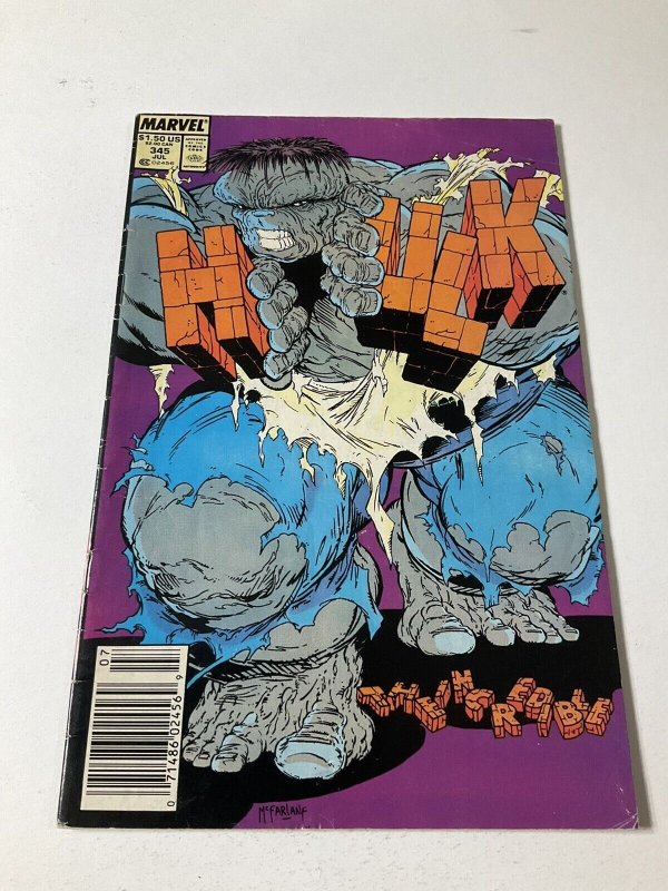 Incredible Hulk 345 Fn Fine 6.0 Marvel Comics | Comic Books - Copper ...