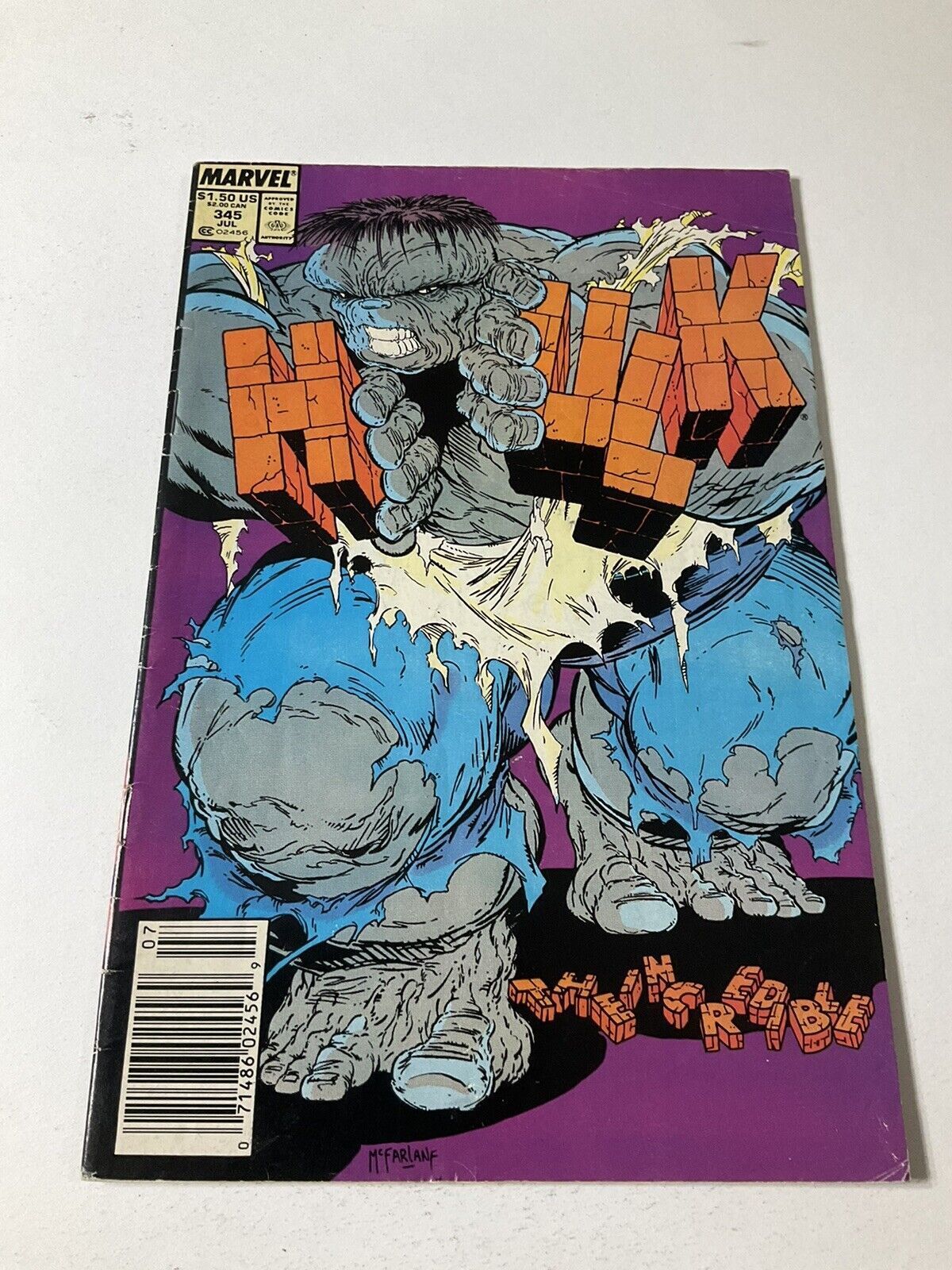 Incredible Hulk 345 Fn Fine 6.0 Marvel Comics | Comic Books - Copper ...