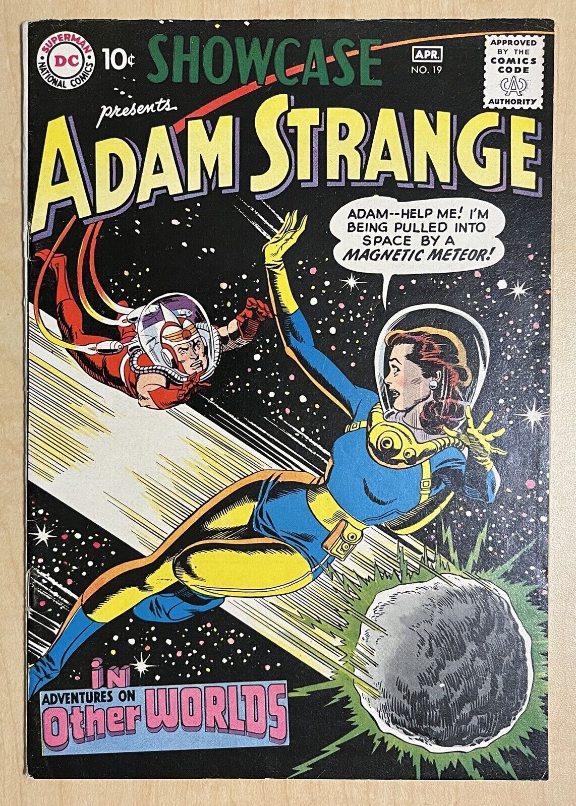 Showcase Comics #19 F- 5.5 DC 1959 3rd App Adam Strange / 1st Adam ...