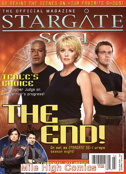 Stargate SG1 Magazine (Official) (Titan) (2005 Series) #3 PX Edition ...