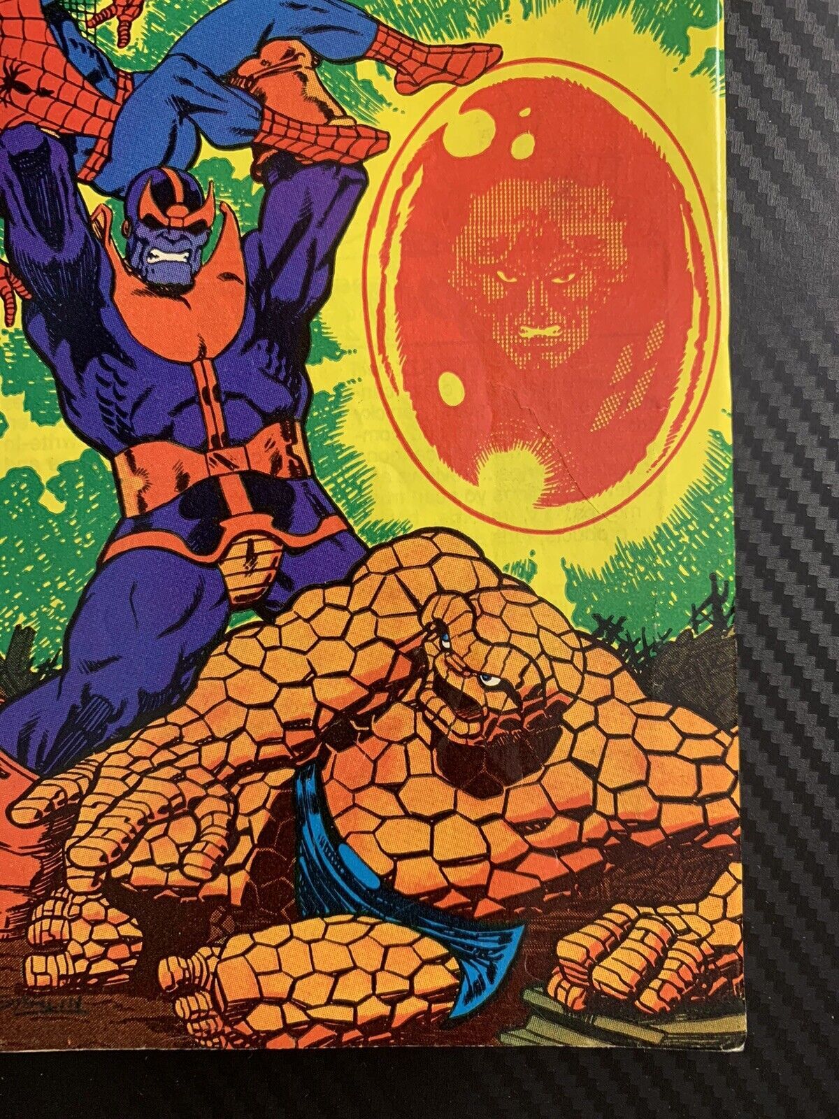 Marvel Two In One: Annual #2 Thanos Adam Warlock and Spider-Man Bronze ...