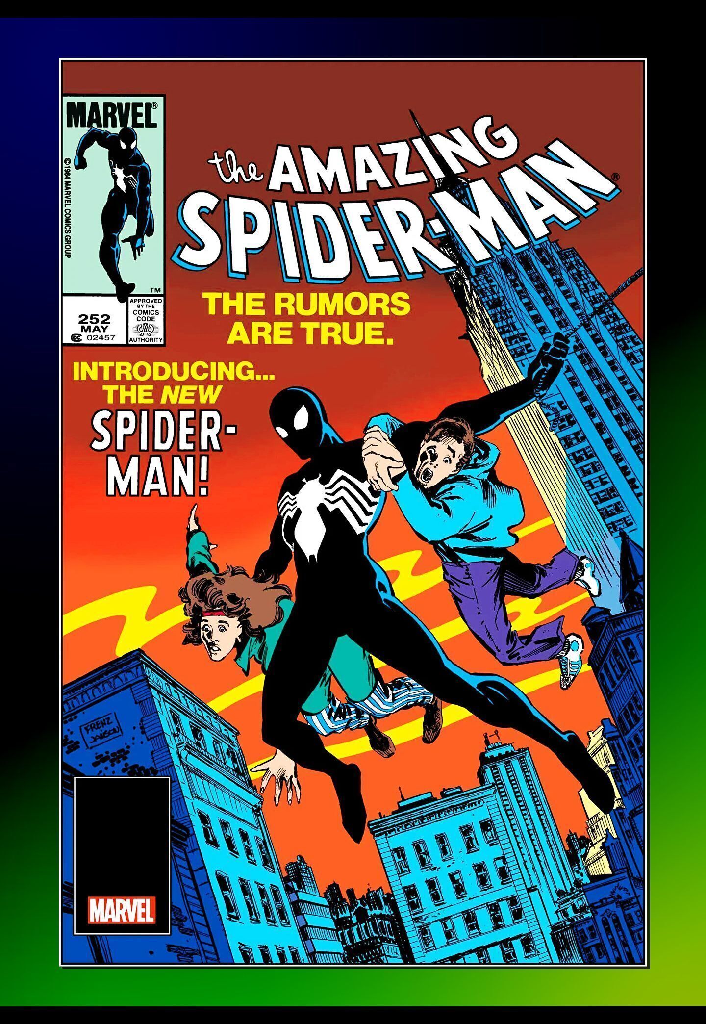 Spider-Man #252 (Reprint 1984) Key 1st New Alien Black Suit PS*/Peter ...