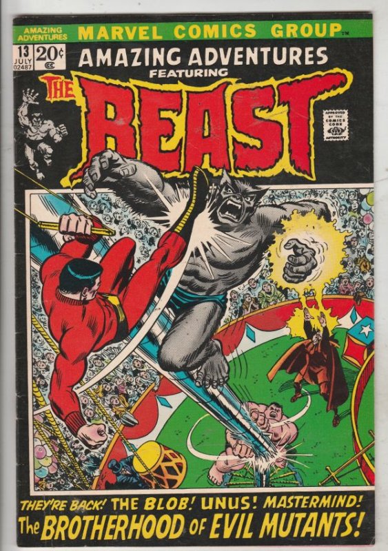 Amazing Adventures #13 (Jul-71) NM- High-Grade The Beast | Comic Books ...
