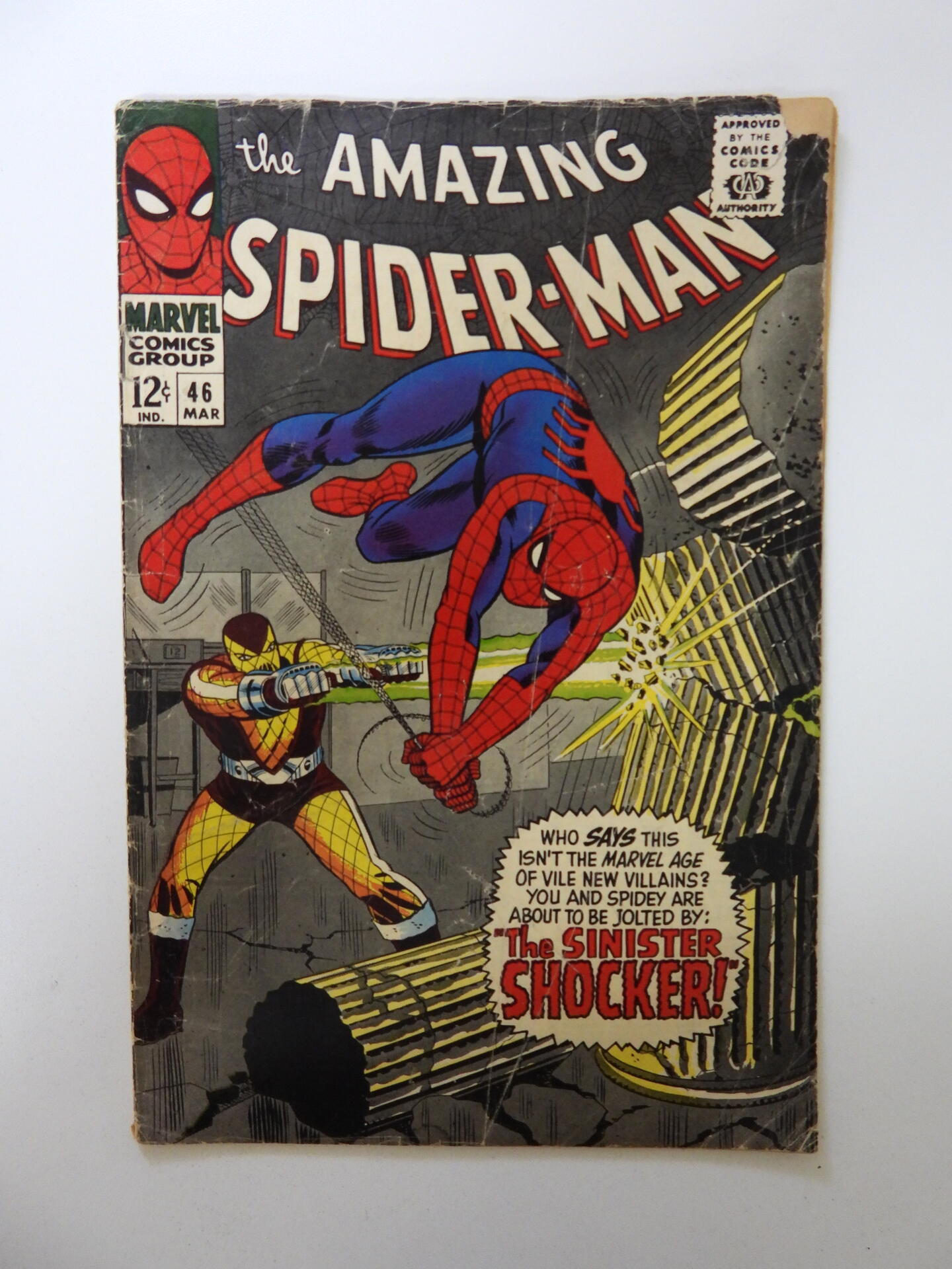The Amazing Spider-Man #46 (1967) 1st appearance of The Shocker GD ...