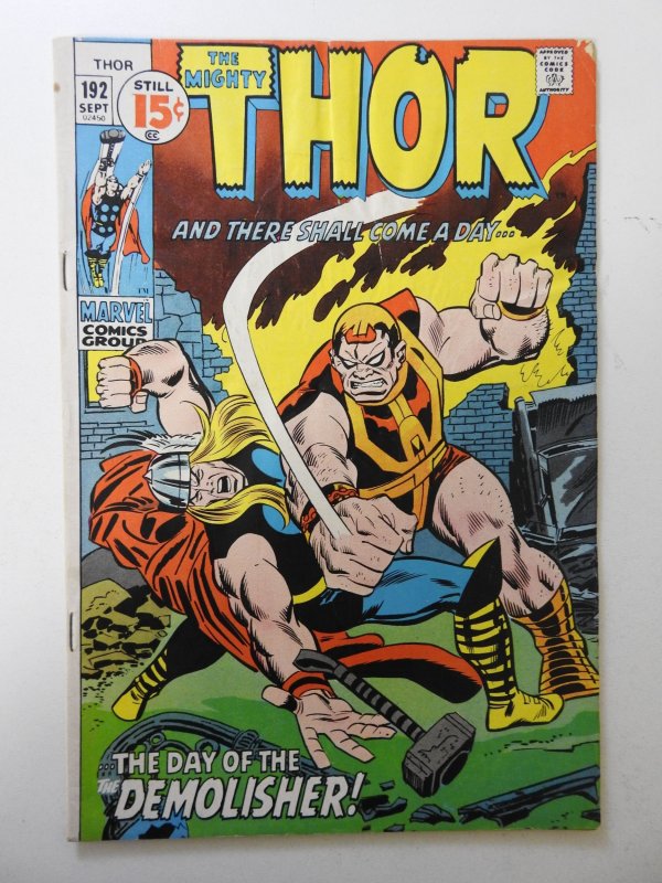 Thor #192 (1971) VG Condition moisture stain | Comic Books - Bronze Age ...