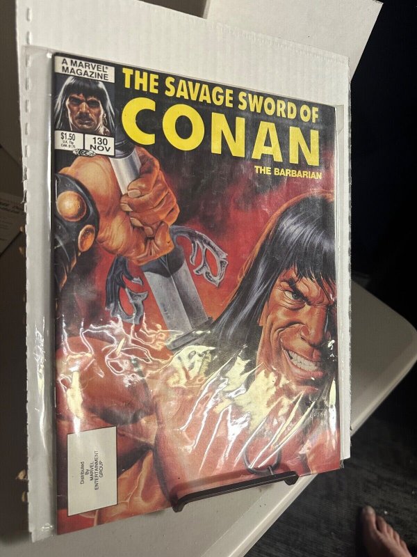 The Savage Sword of Conan 80s, Marvel Conan the Barbarian #130 | Comic ...