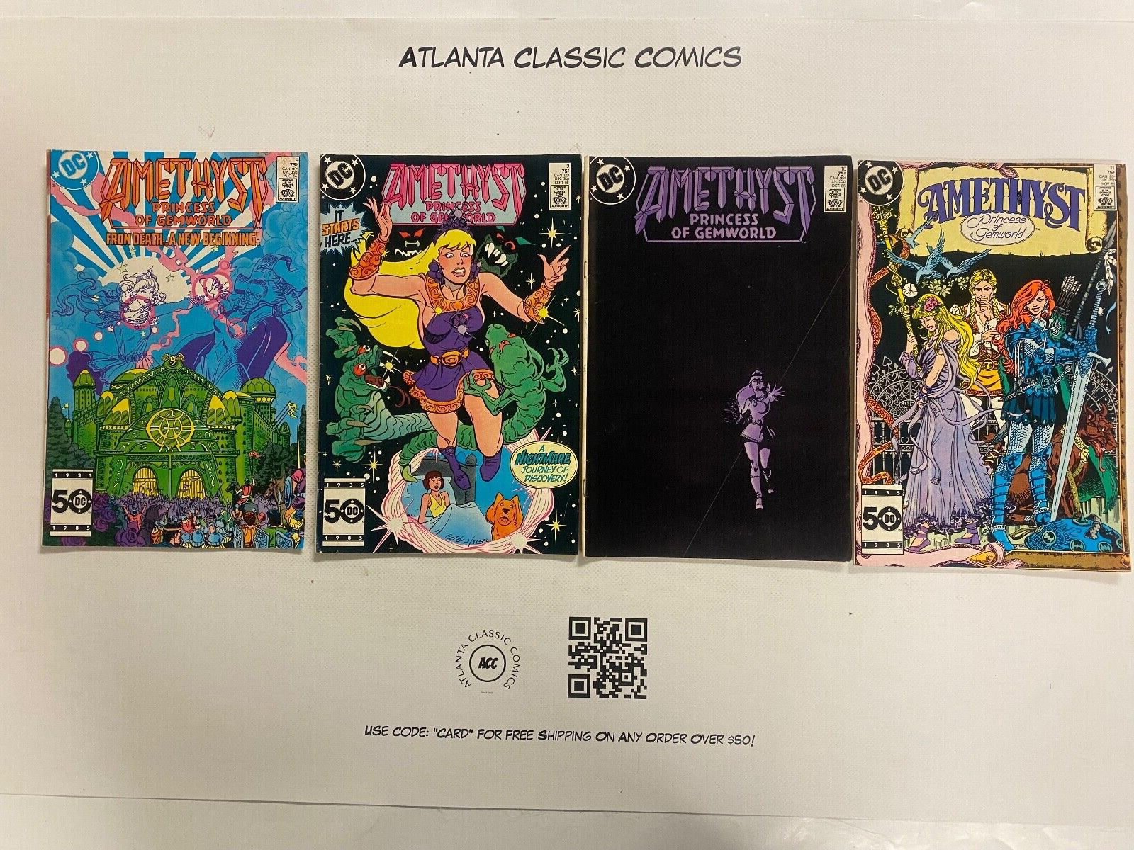 4 Amethyst Princess Gemworld DC Comic Books#8 9 10 11 Batman Superman 8 ...