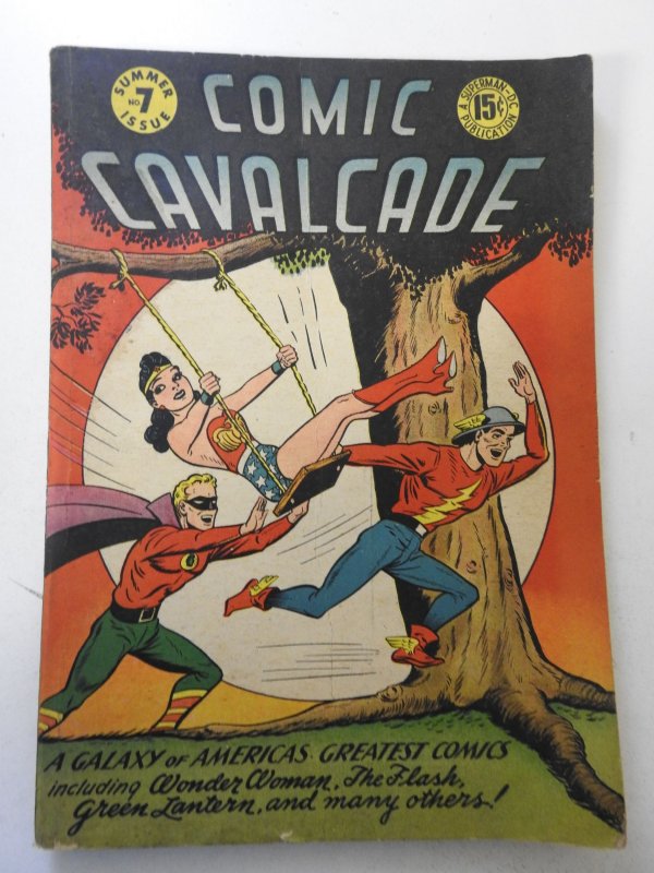 Comic Cavalcade #7 (1944) VG- Condition | Comic Books - Golden Age, DC Comics, Superhero / HipComic