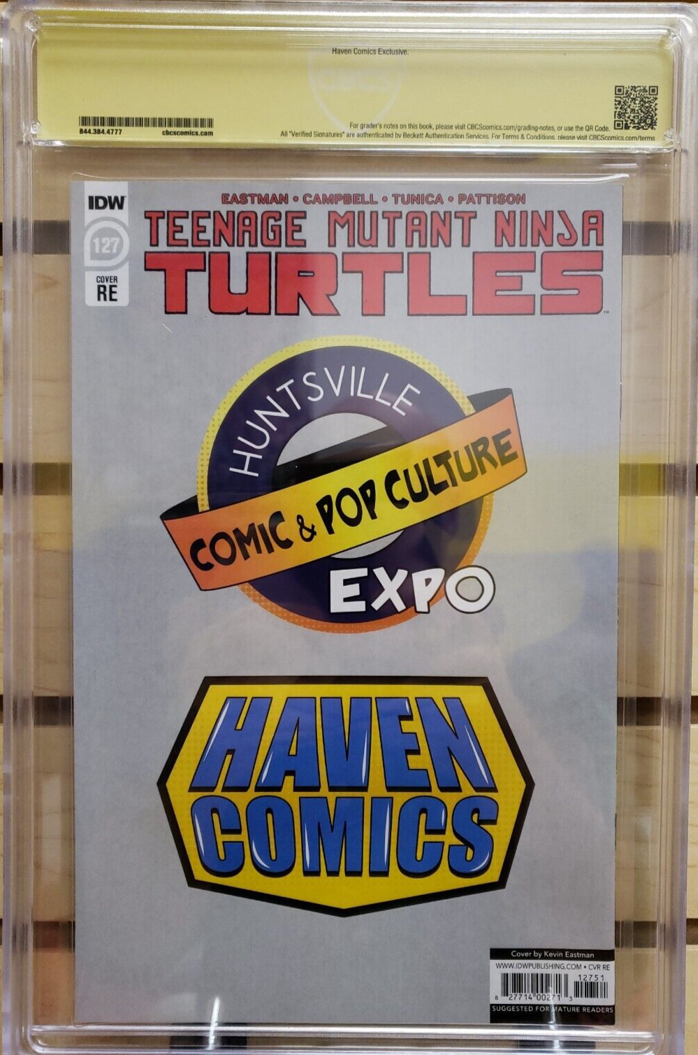 Teenage Mutant Ninja Turtles #127 HSV Expo Exclusive Graded/Signed 9.6 ...