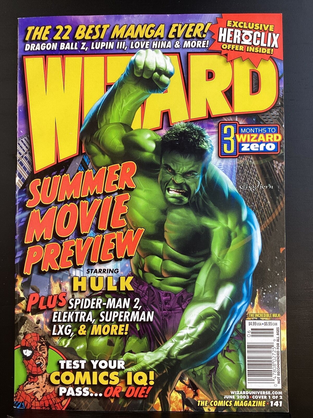 Wizard: The Guide to Comics #141 - Hulk cover | Comic Books - Modern ...