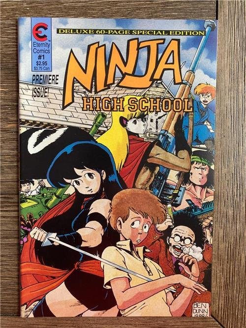 Ninja High School #1 Reprint Cover (1986) | Comic Books - Copper Age ...