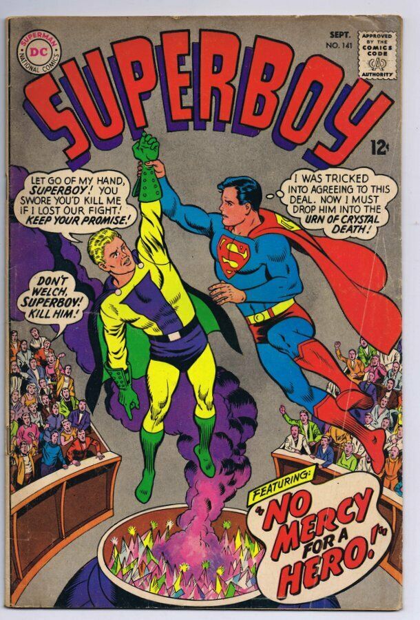 Superboy #141 ORIGINAL Vintage 1967 DC Comics | Comic Books - Silver ...