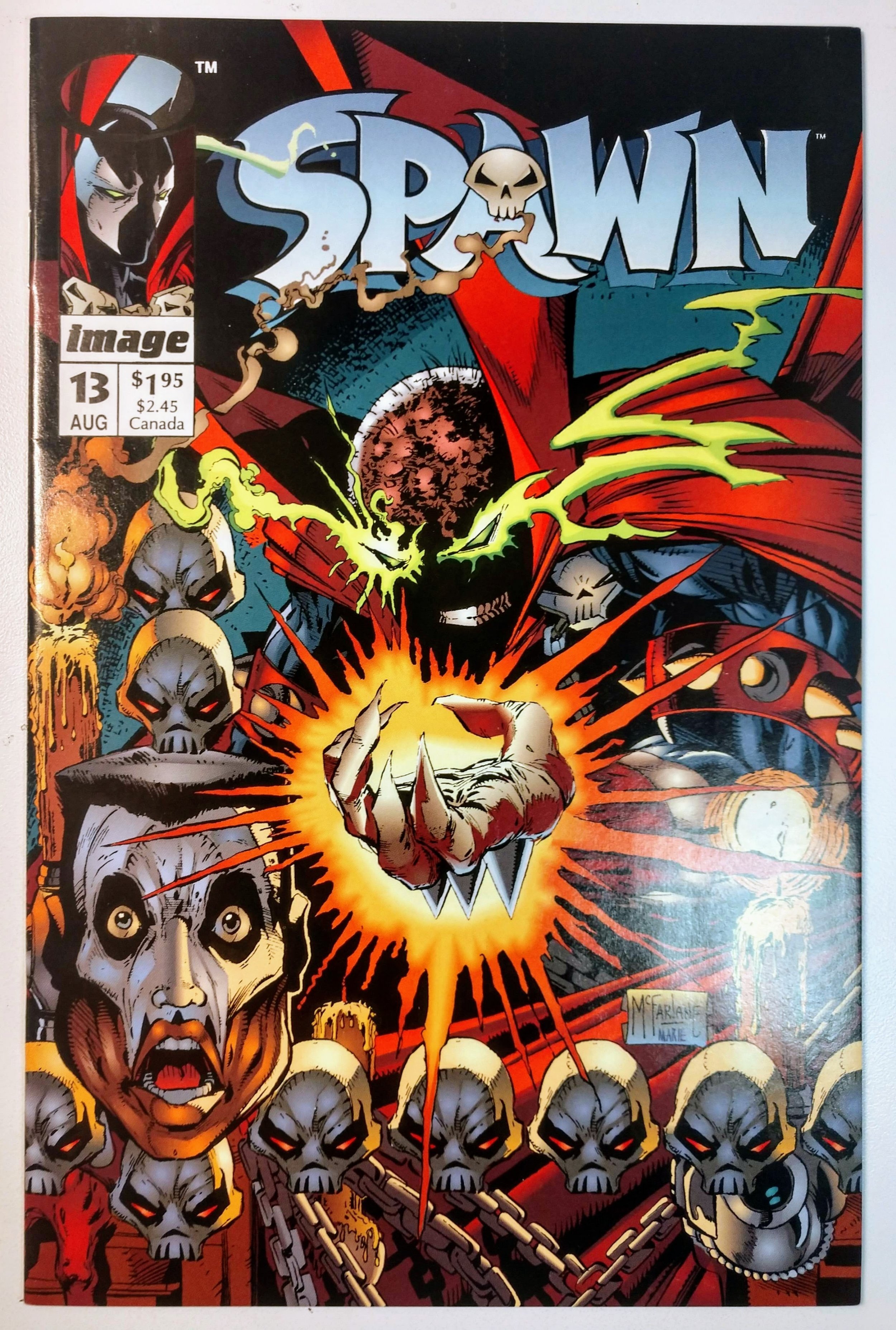 Spawn #13 (7.0, 1993) Origin of Chapel's disfigurement | Comic Books ...
