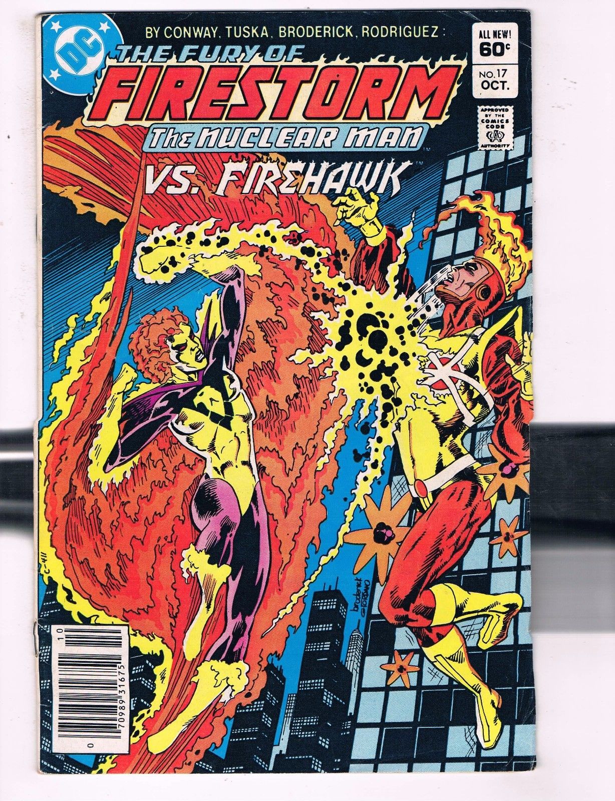 The Fury Of Firestorm The Nuclear Man Vs. The Firehawk #17 VF DC Comic ...