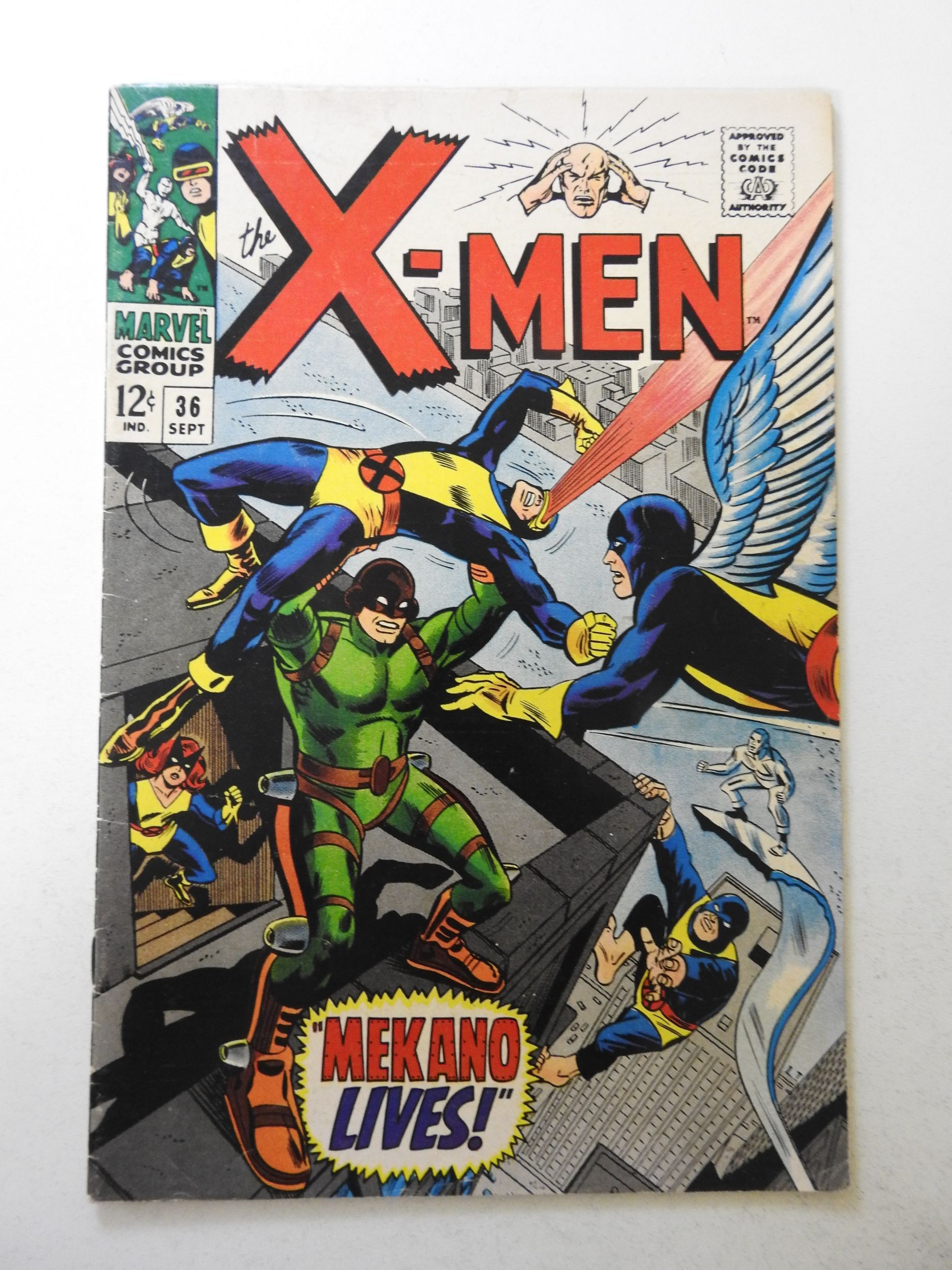 The X-Men #36 (1967) VG/FN Condition! pencil 1st page | Comic Books ...