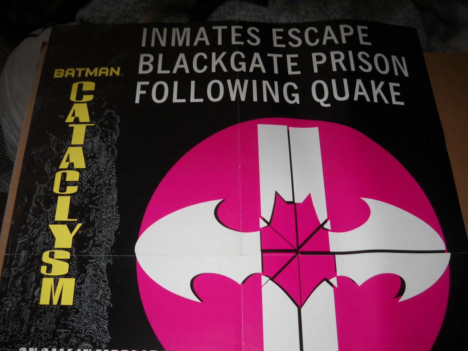 1998 Batman Cataclysm Two-Sided Poster 17 x 22 | Comic Collectibles ...