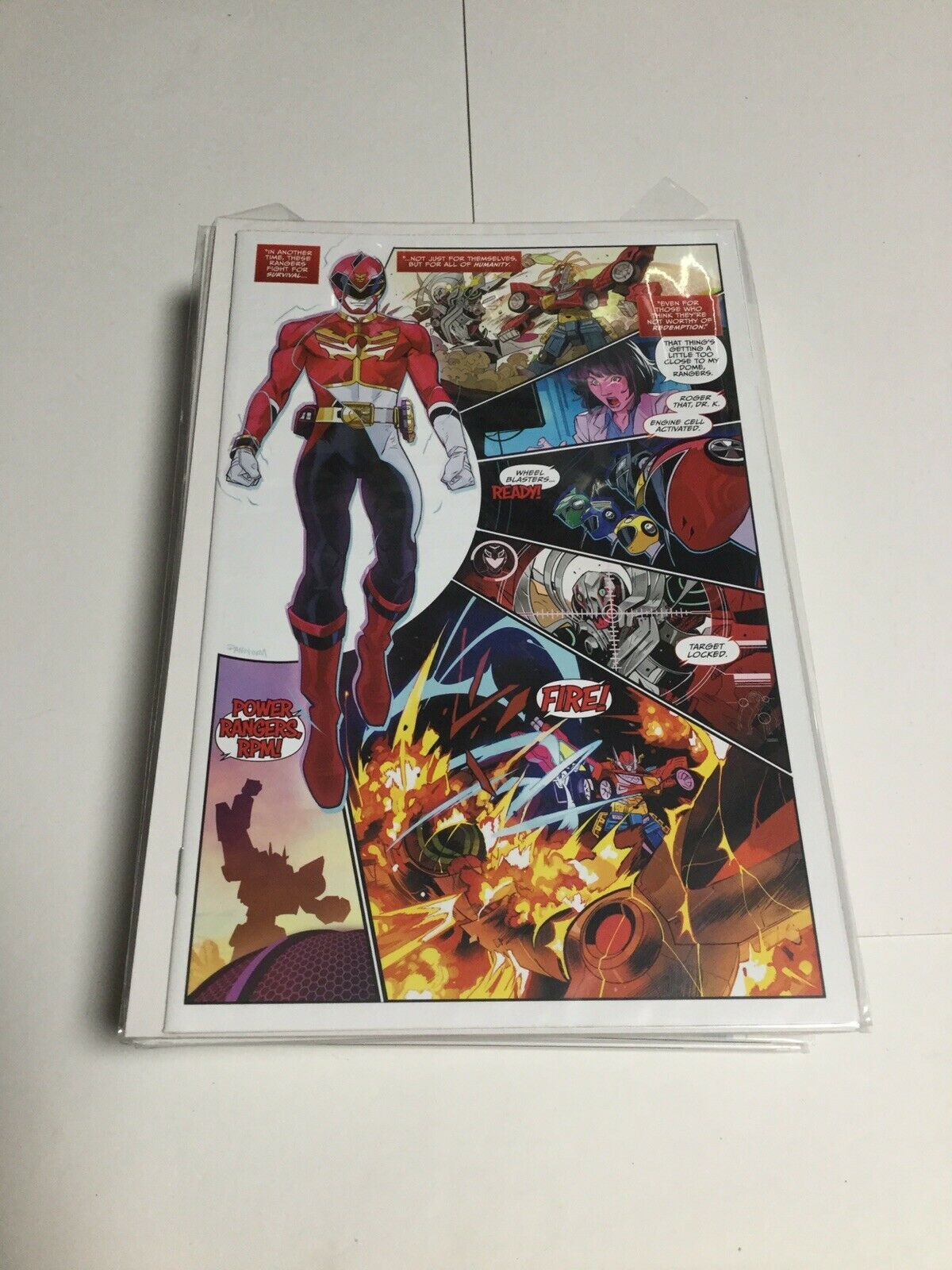 Mighty Morphin Power Rangers #44D Mora Variant NM Near Mint | Comic ...