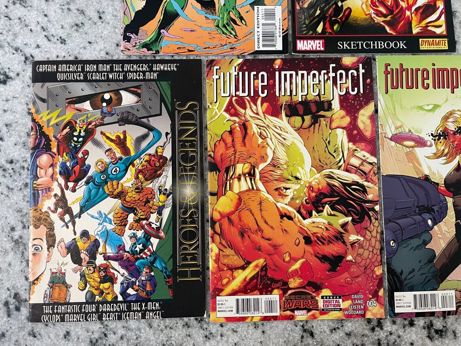 5 Marvel Comics Future Imperfect 3 4 Heroes Legends 1 Avengers Invaders ...