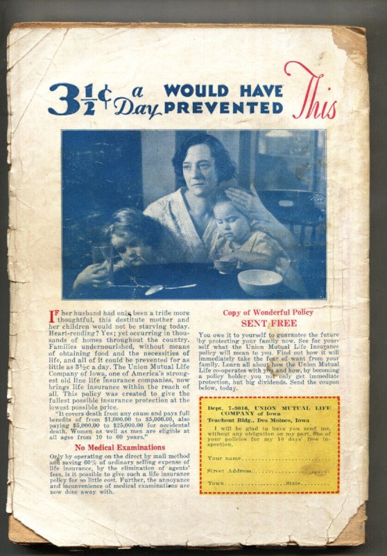Black Book Detective #2 July 1933-Weird Menace pulp magazine-RARE ...